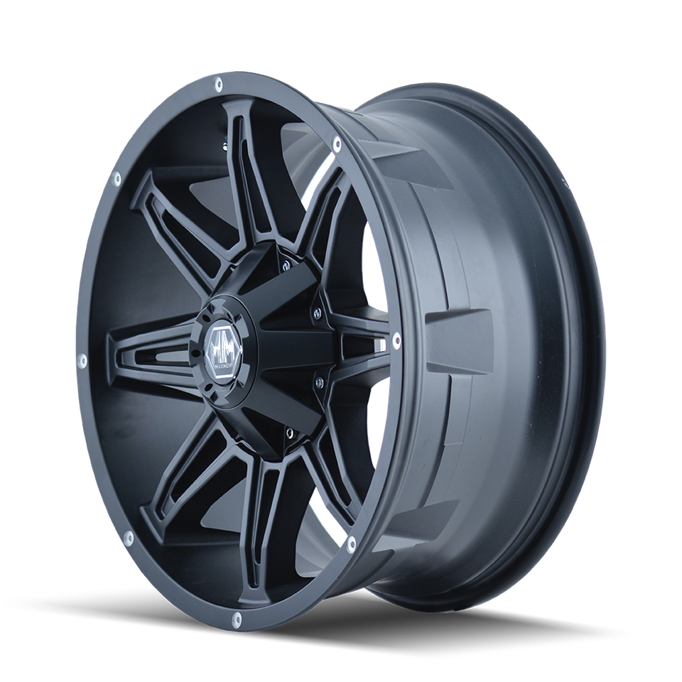 Mayhem Rampage Wheel 8090 Matte Black 17X9 5-114.3 18mm 87mm | eBay