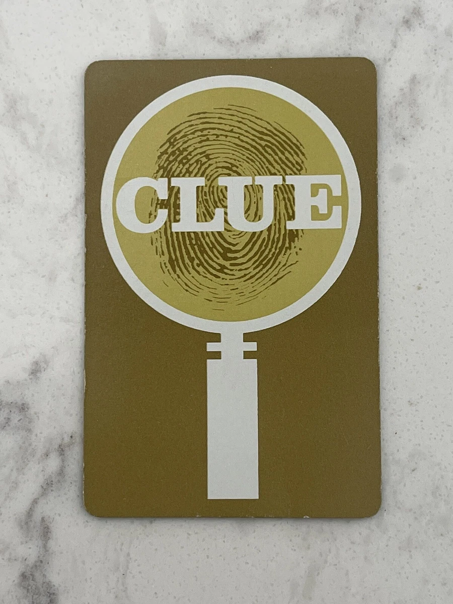 Rope Board Game Clue Cards