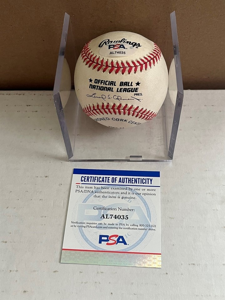 Dante Bichette Signed Baseball Autograph Colorado Rockies NL Ball PSA ...