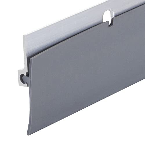 Aluminium Door Bottom Sweep with Triple Fin Door, Silver – MD Building ...