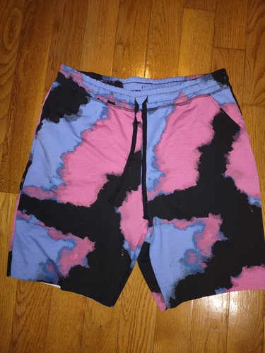 JAMIE French Terry SHORTS LuLaRoe ~ MULTICOLOR TIE/Drawstring Size L | eBay