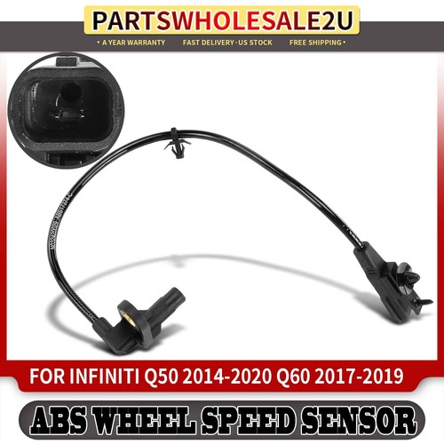 Rear Driver LH ABS Wheel Speed Sensor for Infiniti Q50 2014-2020 Q60 ...