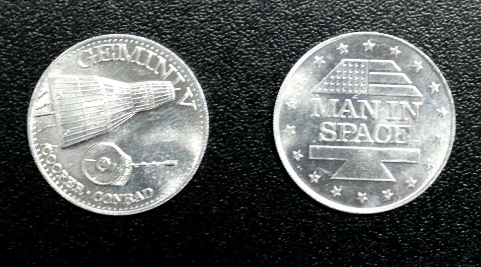 Man in Space SHELL GAS CONTEST 1969 GEMINI V COOPER CONRAD USA ...
