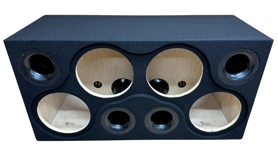 Concept Custom Ported Sub Box Enclosure | For 4 10" Sundown Audio SA-10 ...