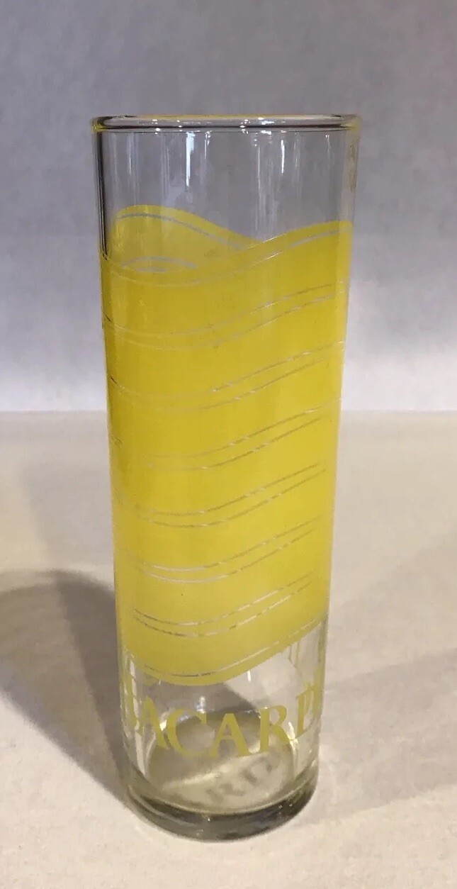 Bacardi Rum Limon Tall Highball Collins Glass | eBay