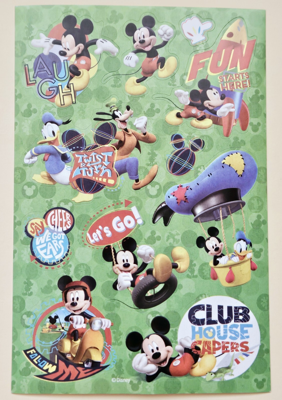 Disney Mickey Mouse/ Sticker sheet | eBay