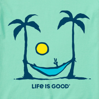 3XL NWT Women's Life is Good Peace Out Beach Spearmint Green SS Crusher ...