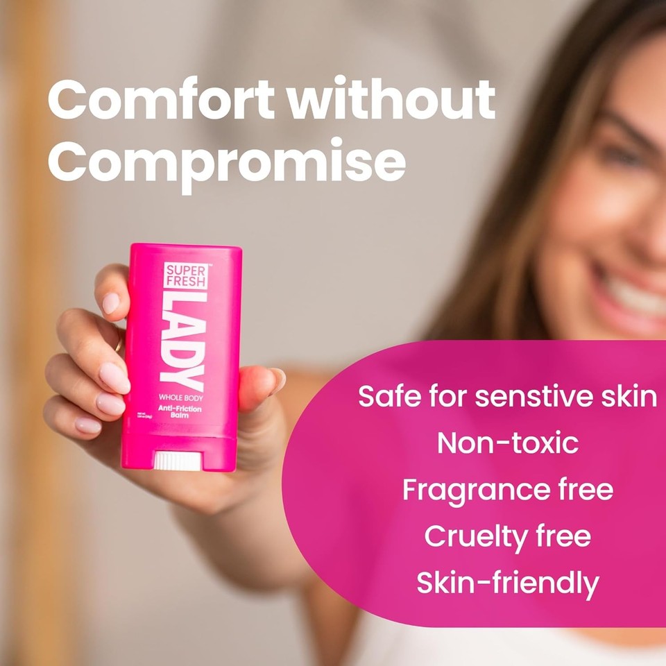 Lady Parts Anti Chafe and Friction Stick | Prevent Skin Rash and ...