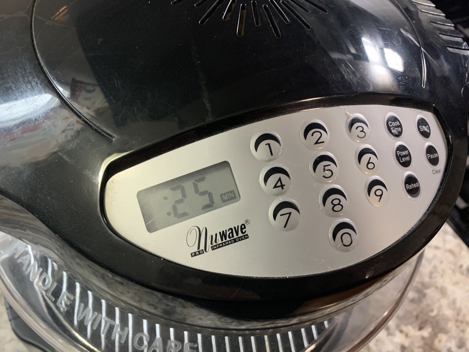 NuWave Pro Infrared Oven Black Model 20329 Clear Dome w/ Lid Holder NEW ...