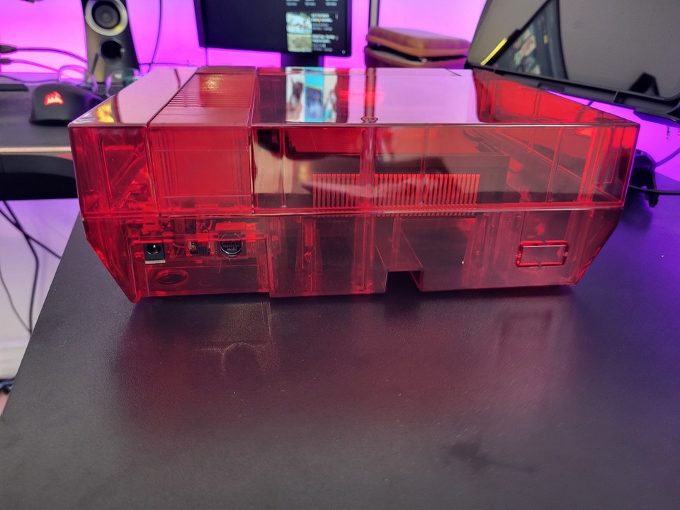 Jelly Red NES Control Deck Opentendo / NES Revival AV Power - RGB Mod ...