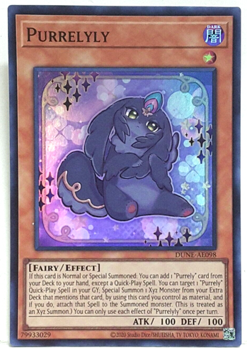 Yugioh Asian-English Purrelyly DUNE-AE098 Super Rare | eBay