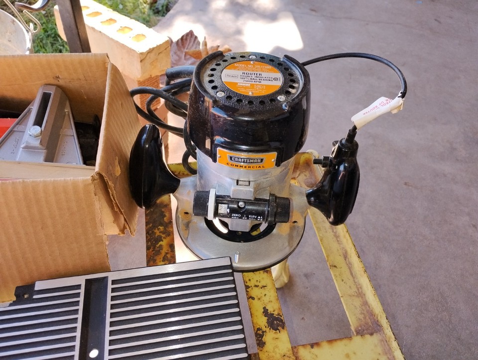 Vtg CRAFTSMAN Router Table Saw 9-25475 VGUC | eBay