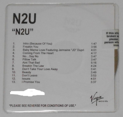 N2U - N2U - sealed Virgin U.S. promo cd | eBay