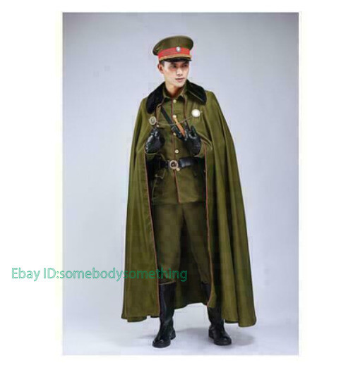 Male Cosplay Military Army Uniform Costume Outfits Party Full Suit Sets ...