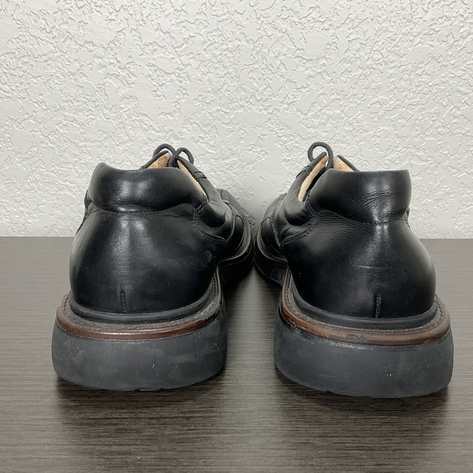 LONDON UNDERGROUND Y2K MEN'S BLACK LEATHER CHUNKY STY… - Gem