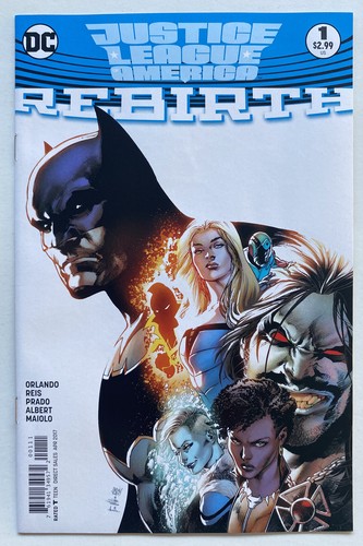 JUSTICE LEAGUE OF AMERICA #1 APR 2017 REBIRTH DC COMICS DIRECT EDITION ...