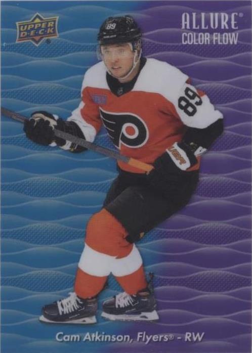 2023-24 Upper Deck Allure - Color Flow Cam Atkinson #CF-15 Blue Purple ...