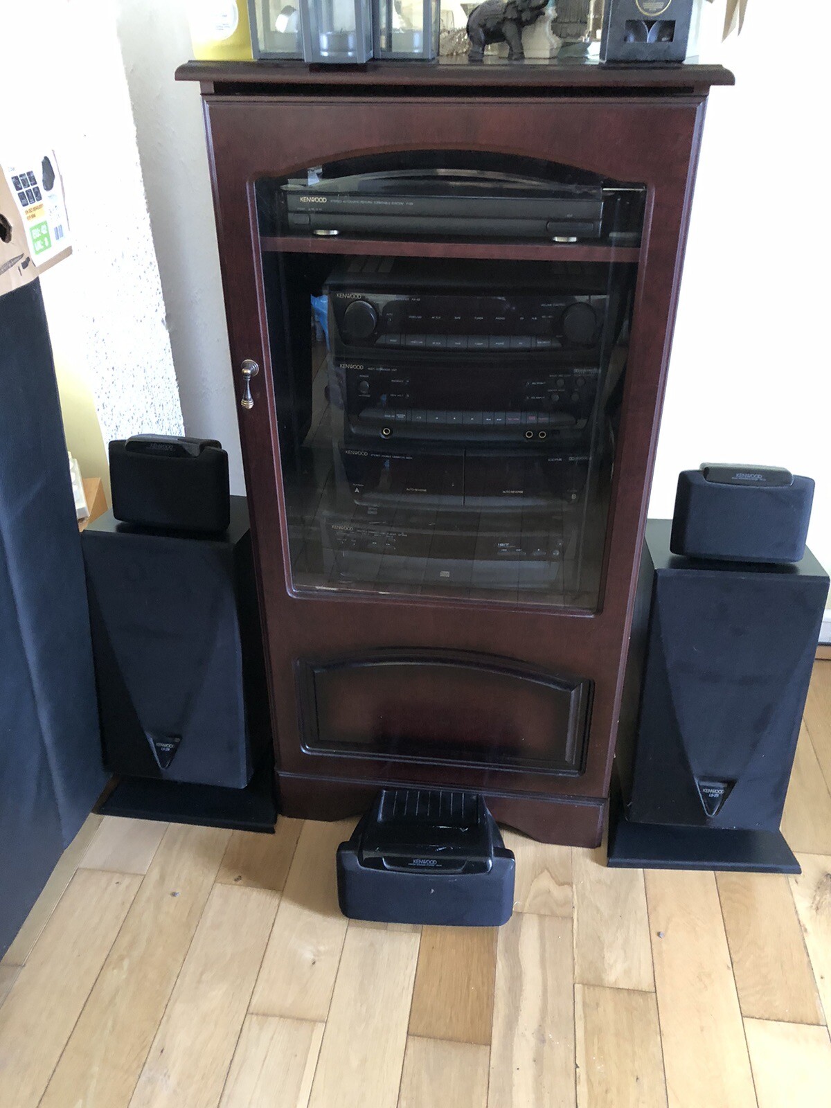 kenwood hi fi stack system Surround Sound 5 Speakers 5 CD Changer NO ...
