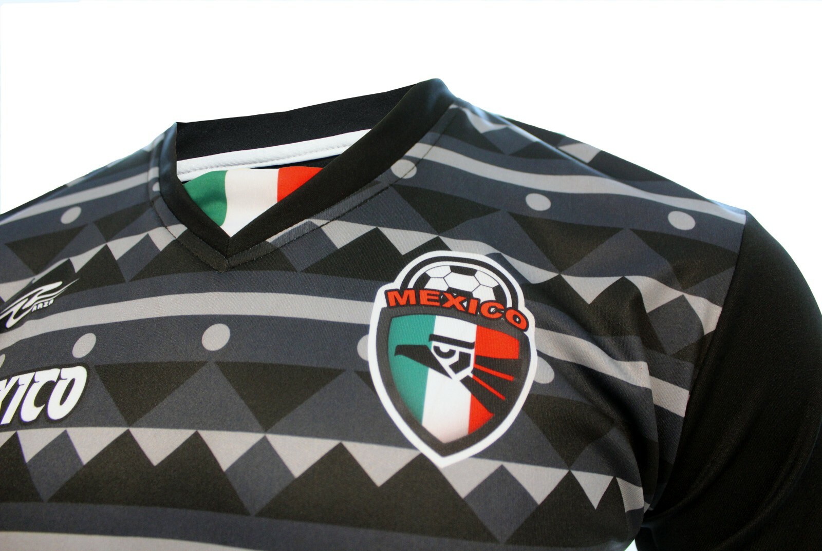 Men's Mexico Fan Jersey Arza Sports Exclusive Design_Black Color_Made ...