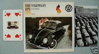 Volkswagen Beetles 3 CARDS Unique Card Collection | eBay UK