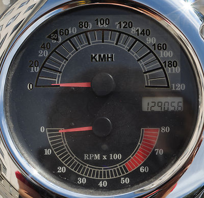 1996 - 2003 Harley-Davidson speedometer conversion sticker, KM/H | eBay