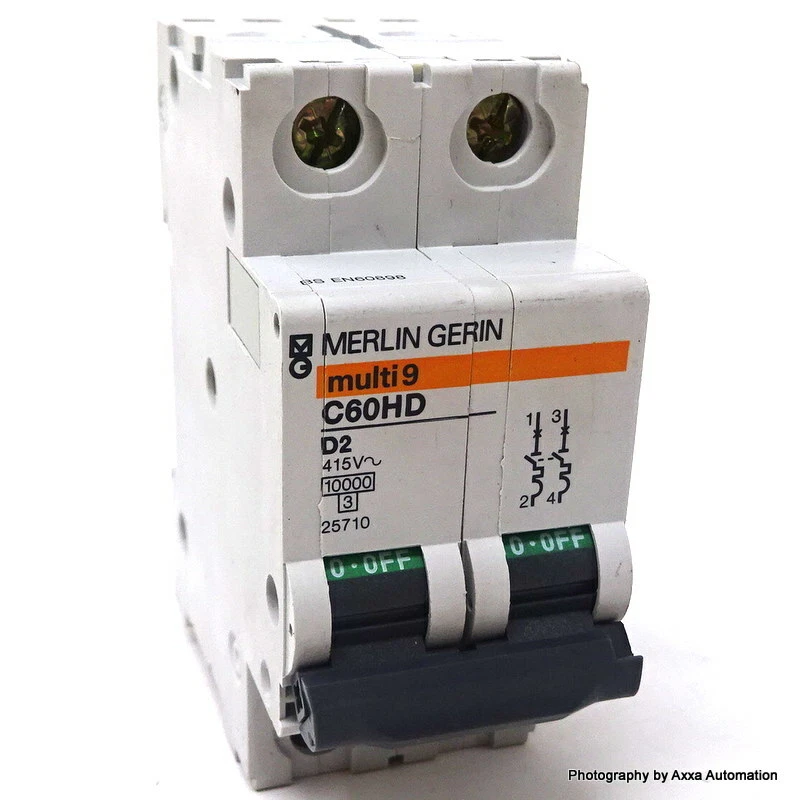MERLIN GERIN MULTI C60N 16 AMP C CURVE DOUBLE CIRCUIT, 49% OFF