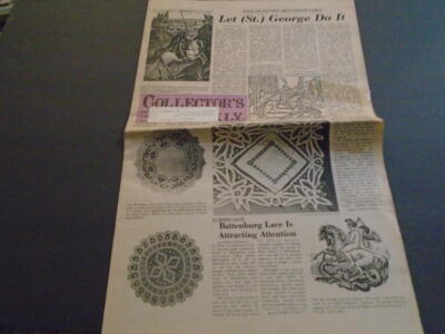The Collector's Weekly Apr 16 1974 Battenburg Lace, Saint George Colle ...