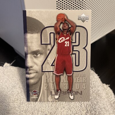 LeBron James 2005 Upper Deck #LJ23 Basketball Card Rookie Of The Year ...