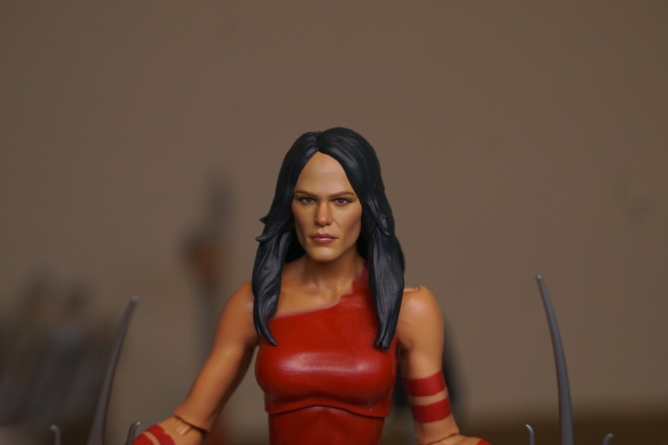 1/12 Marvel Legends Deadpool Elektra custom painted head | eBay