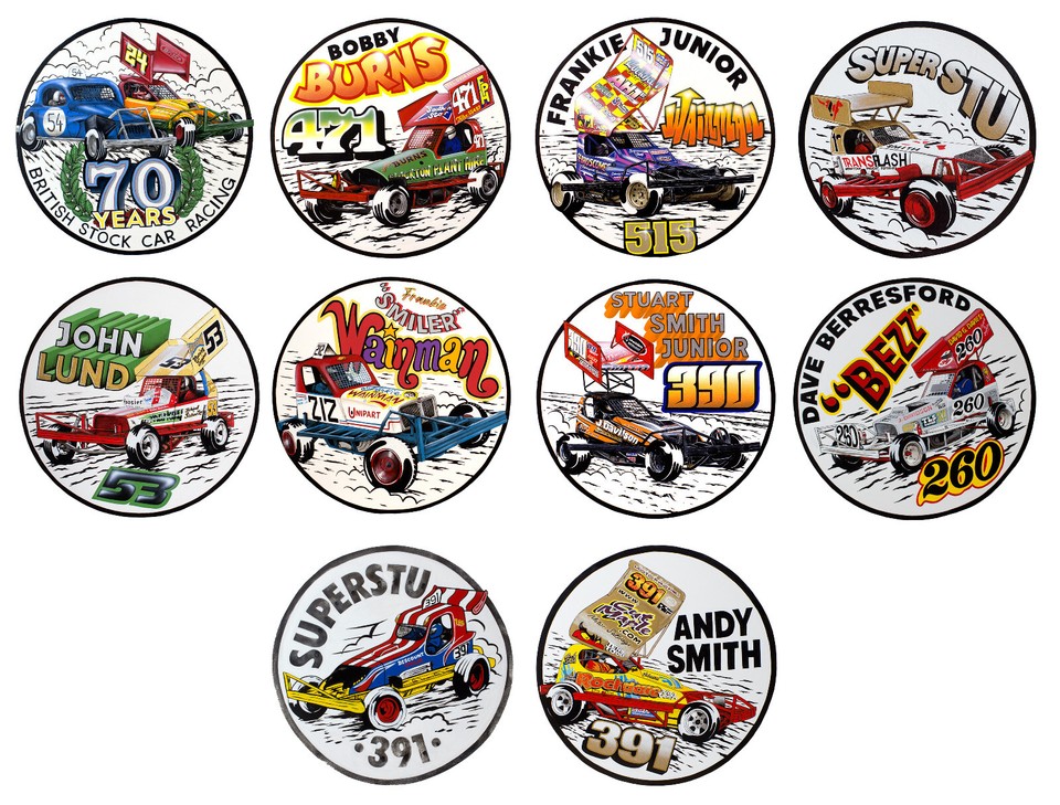 Stickers Bert Finnikin 55 BriSCA F1 stock car | eBay UK