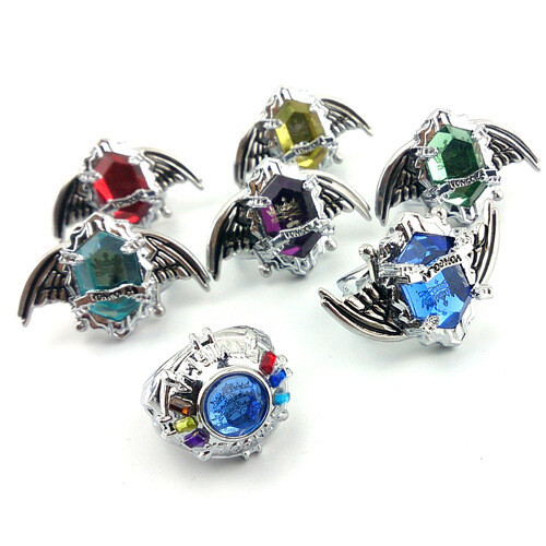 7PCS/set Anime Katekyo Hitman Reborn Vongola Ring Cosplay Rings NEW | eBay