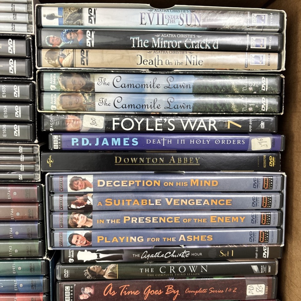 BBC Acorn PBS British DVD Bundle Lot - 38 Volumes Series Shows | eBay