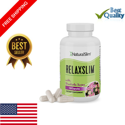 Naturalslim Relaxslim Rhodiola Rosea & Adaptogenic Herb for Brain, Mood ...