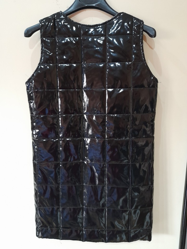 Mini Dress Black Latex Fetish Goth Mistress Cyber Alternative Bettie ...