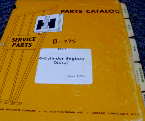 International Harvester D239 DT239 4-Cyl Diesel Engine on 351 Parts ...