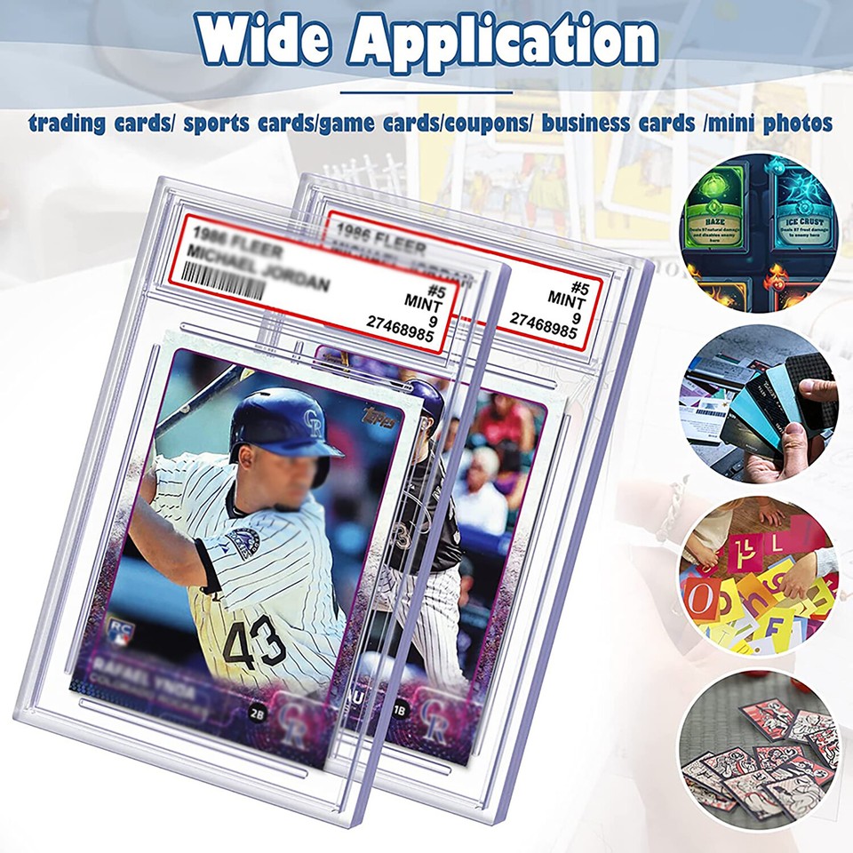 5Pcs Empty Graded Card Holder PSA Style Slab for Trading Cards ...