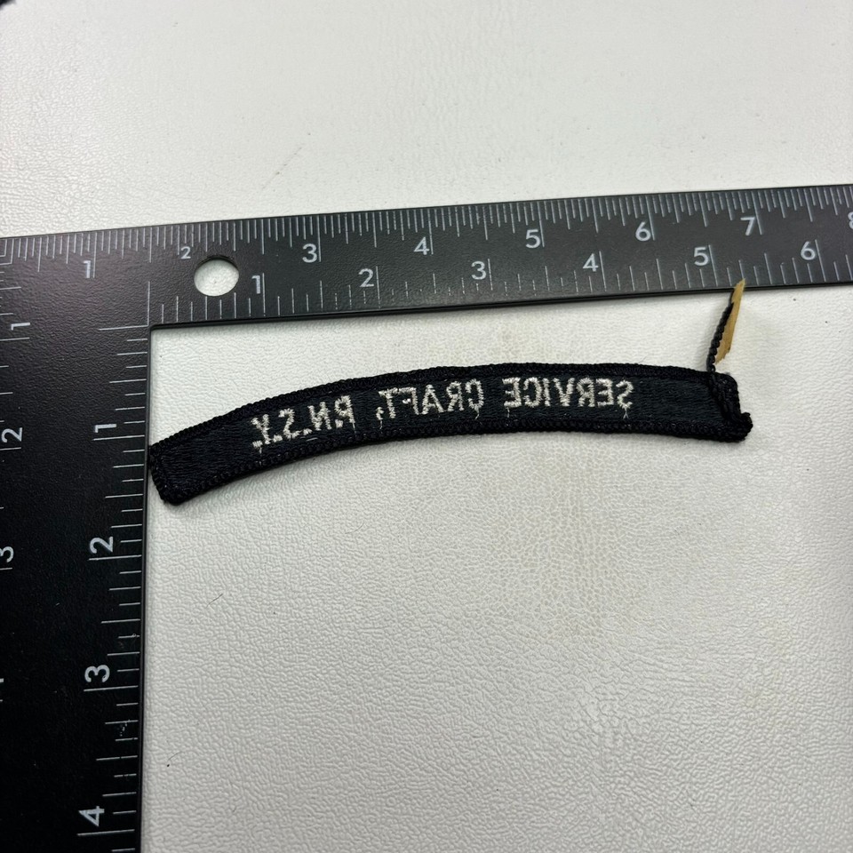 US Navy SERVICE CRAFT P.N.S.Y. (? PORTSMOUTH NAVAL SHIP YARD ?) Tab ...