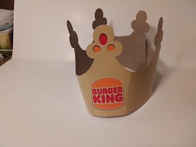 Burger King Cardboard Paper Crown | eBay