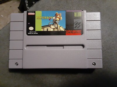 Paperboy SNES Super Nintendo Game Cartridge Tested, Working & Authentic ...