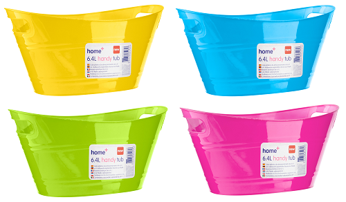 6.4L Plastic Ice Bucket Cooler Bowl Flex BBQ Summer Beach Party Drinks ...