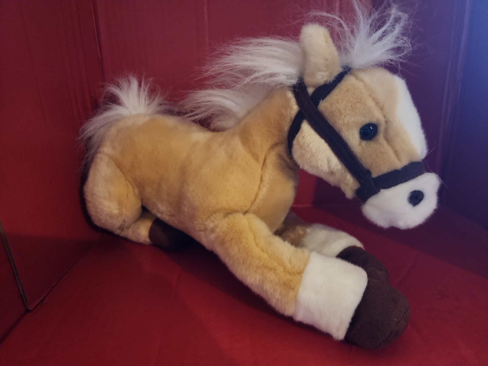 WELLS FARGO Legendary Pony Lightning 2010 Tan Horse Plush Stuffed ...