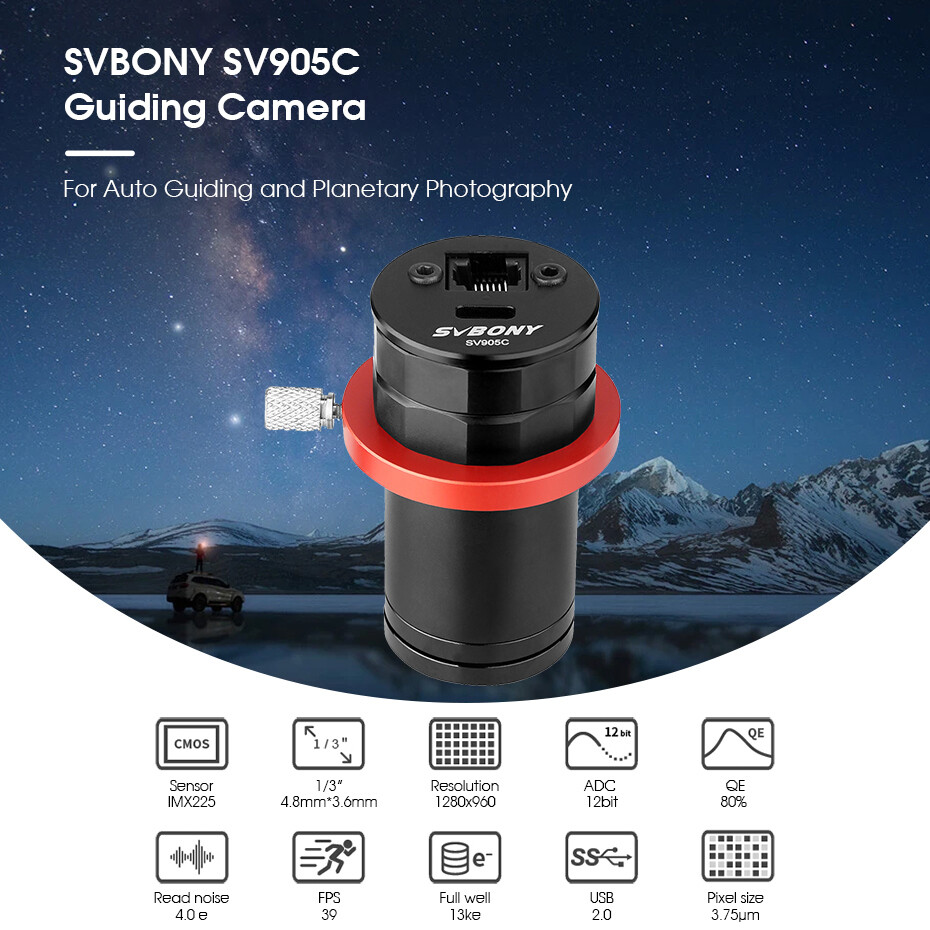 SVBONY SV503 80ED Telescope Deep Sky Photography Kit with Acces（Seven ...