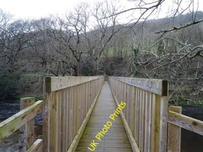 Photo 6x4 The new Afon Rheidol footbridge on Christmas day Aberffrwd ...