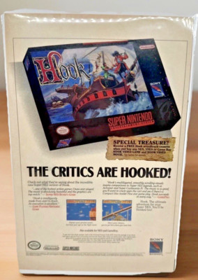 1991 Hook Nintendo Super NES Vintage Print Ad/Wall Art Video Game Art ...
