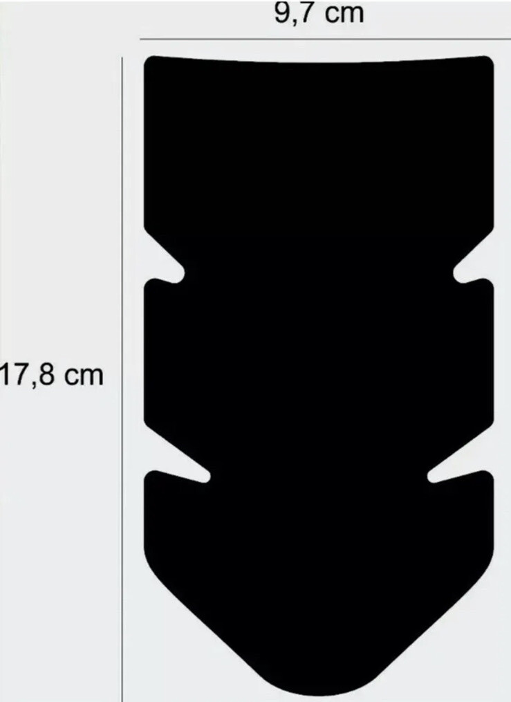 TRIUMPH TANK PAD CARBON UNIVERSAL FUEL TANK PROTECTOR TRIUMPH Union ...