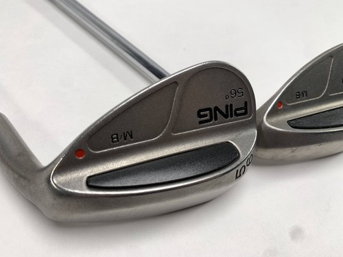 Ping MB Wedge Set 52* 56* Orange Dot 2* Flat Cushin Wedge Steel Mens RH ...