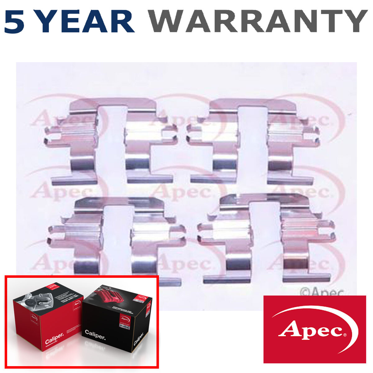 Apec Rear Brake Pads Fitting Kit Fits Subaru Impreza 1.5 1.6 2.0 2.5 ...