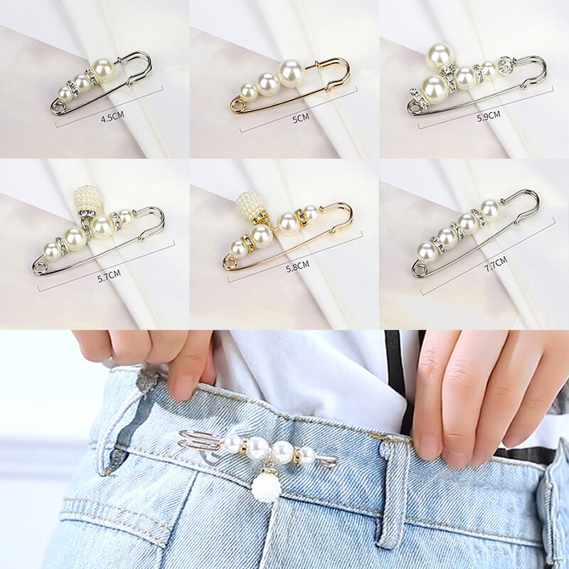 Fashion Waist Pin Brooch Small Pin Waist Artifact One Word Pin Fixed ...