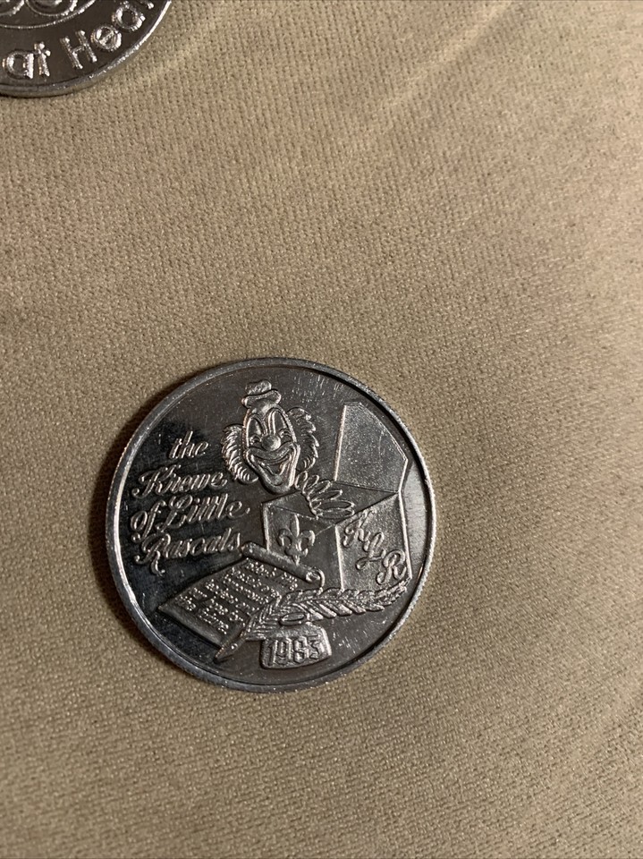 Mardi Gras Doubloon new orleans rare 1987 Rose Bowl Parade | eBay