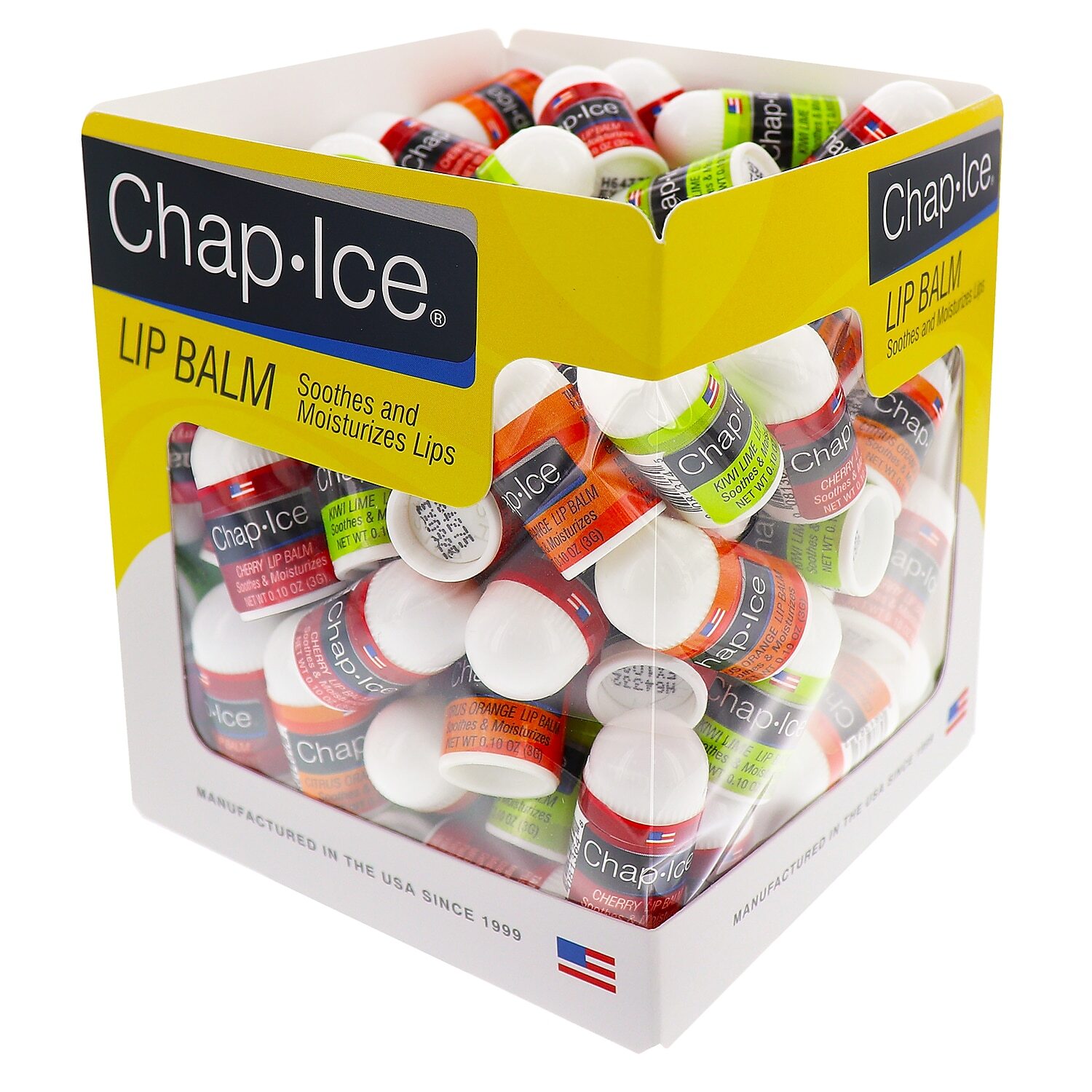 Oralabs 840FB Lip Balm Cherry/kiwi/orange Flavors 1" Tube 100/box for ...